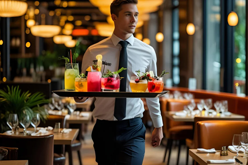 Tray Carrying Tips for Waiter or Server in Restaurant - Hotel and ...