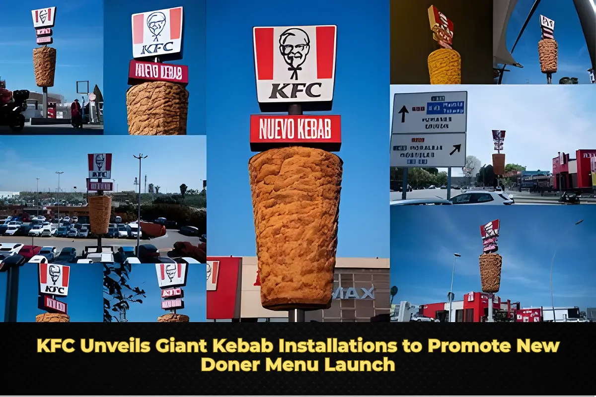 KFC Unveils Giant Kebab Installations to Promote New Doner Menu L ...