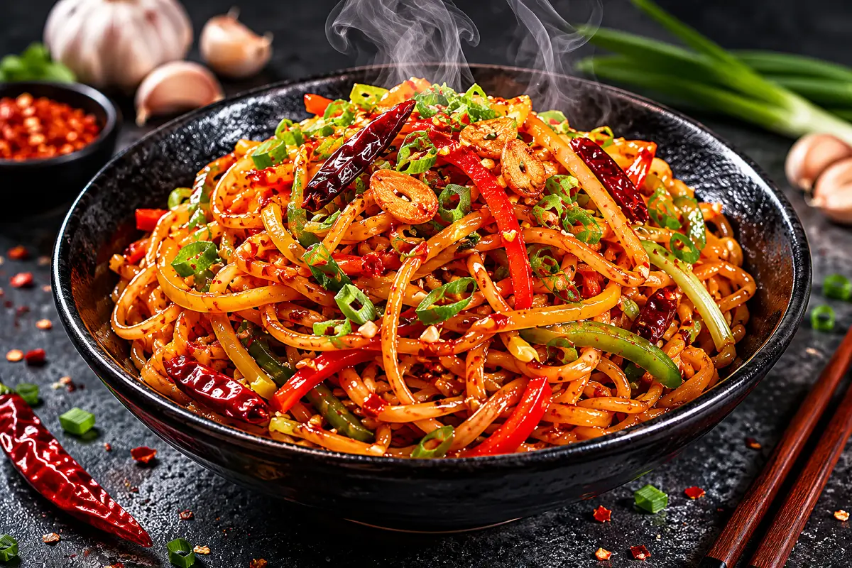 Chilli Garlic Noodles Recipe with SOP & Presentation Guide ...